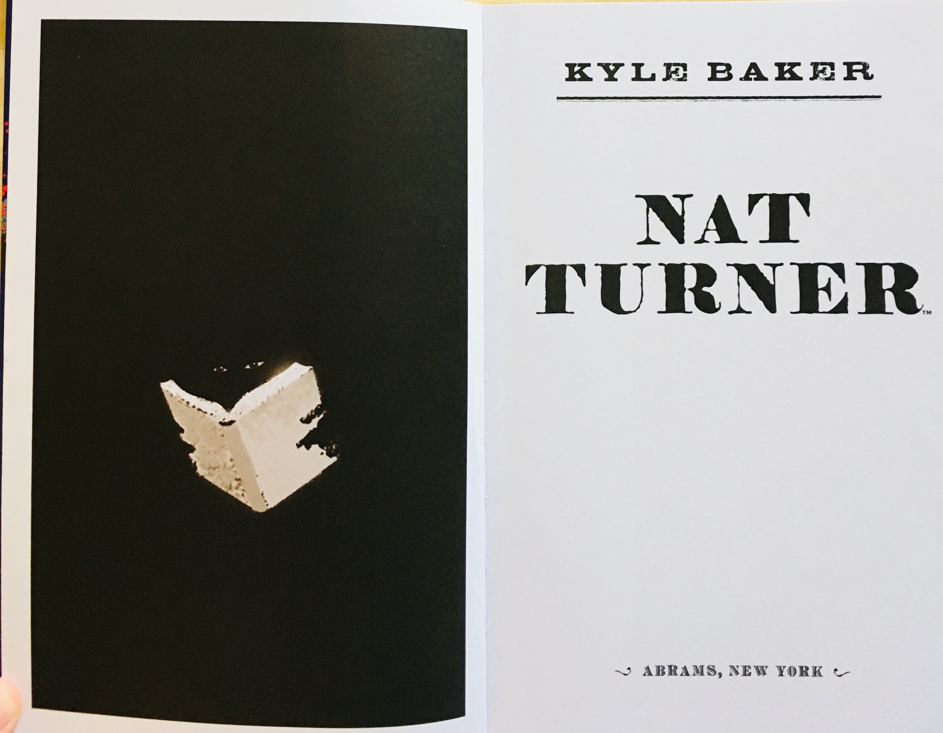 Literacy in Kyle Baker’s “Nat Turner” – Interminable Rambling